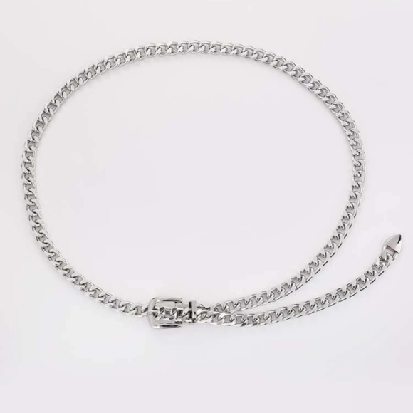 Accessories | Silver Chain Belt | Poshmark
